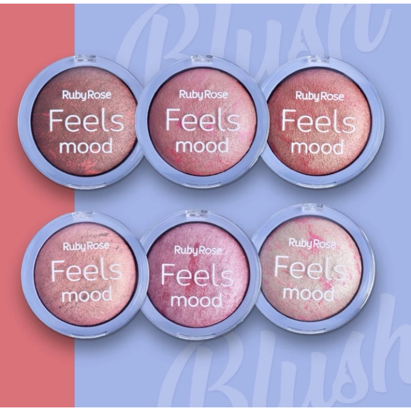Baked Blush Feels Mood-Ruby Rose | Shopee Brasil