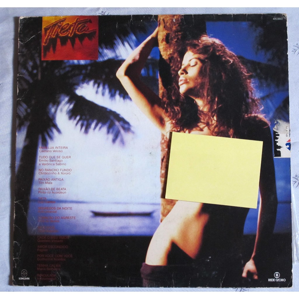 LP Vinil - Coletânea - Tieta Trilha sonora nacional | Shopee Brasil
