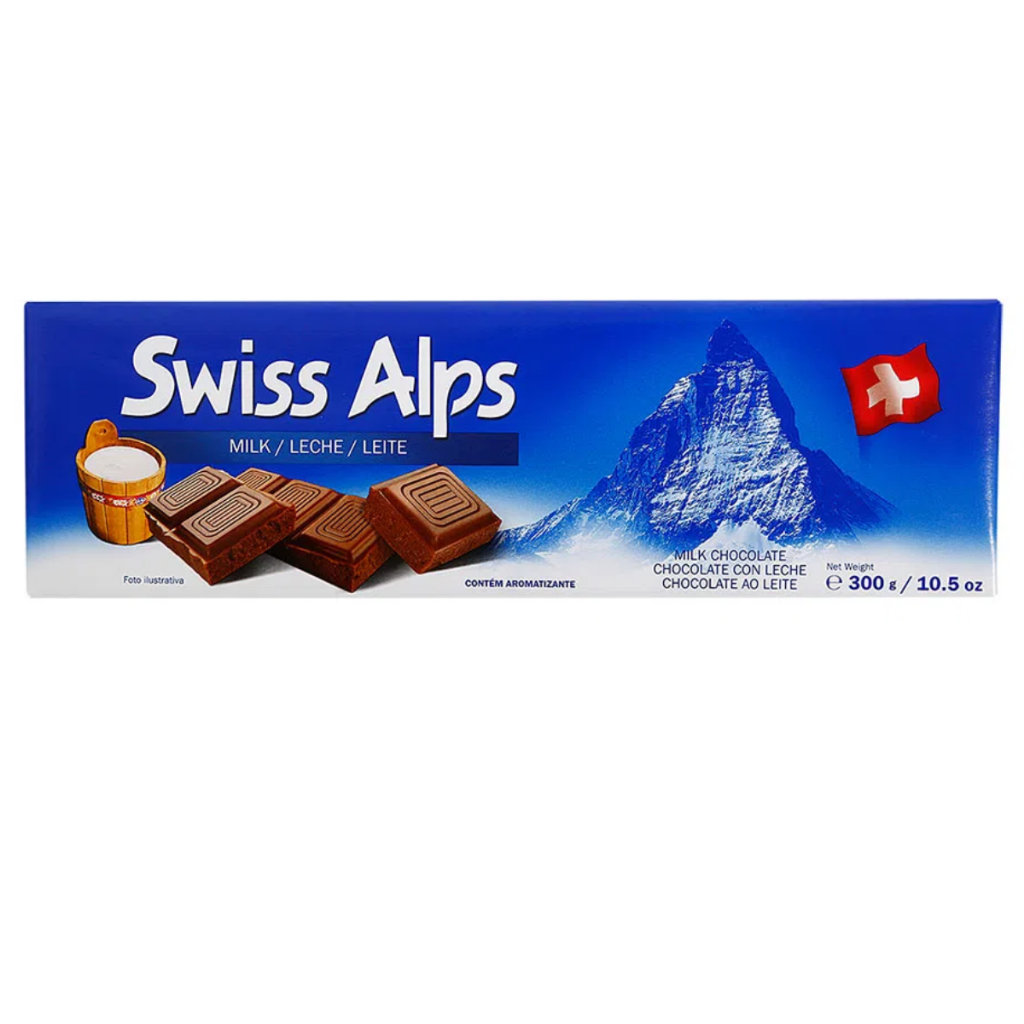 Swiss Alps Milk - Chocolate ao Leite - Importado da Suíça - 300g ...