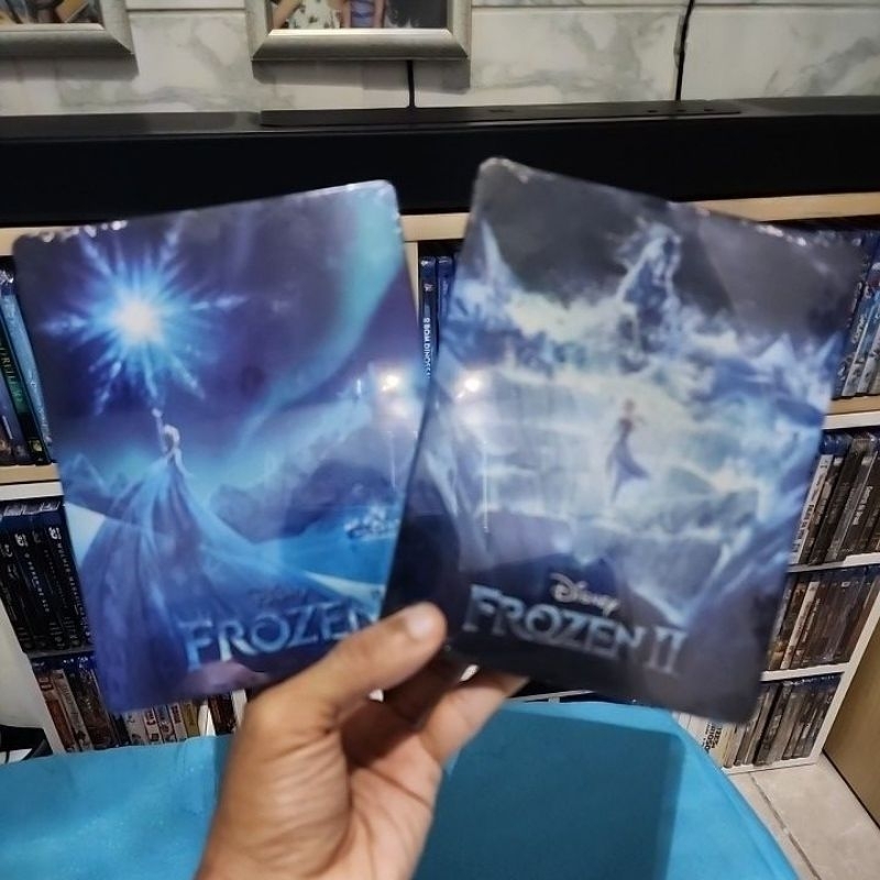 Blu-ray Steelbook Frozen + Frozen 2 Lacrados | Shopee Brasil