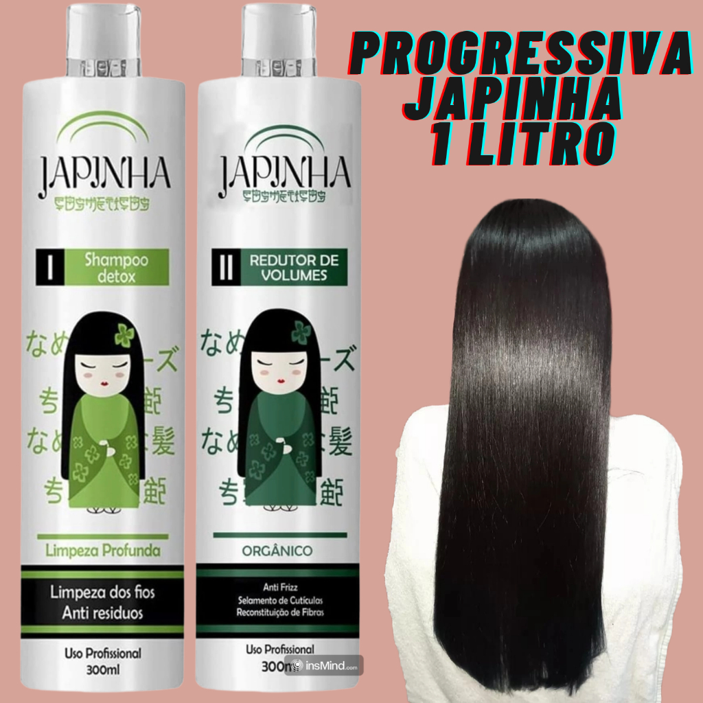Kit Alisamento Extremo Japinha Ativo Redutor Orgânico Uso Profissional ...