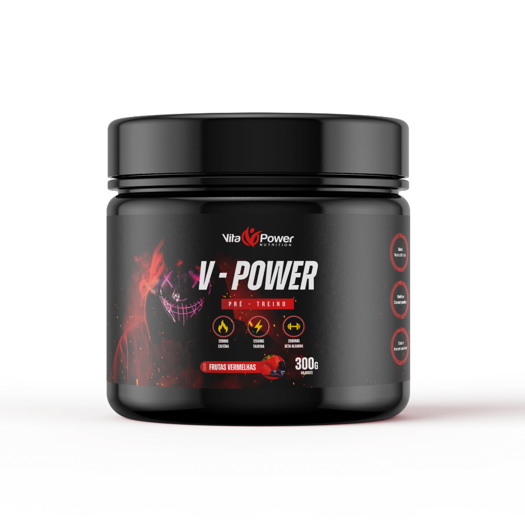 Pré-treino Workout V-Power 300g [PREMIUM] - Vita Power Nutrition ...