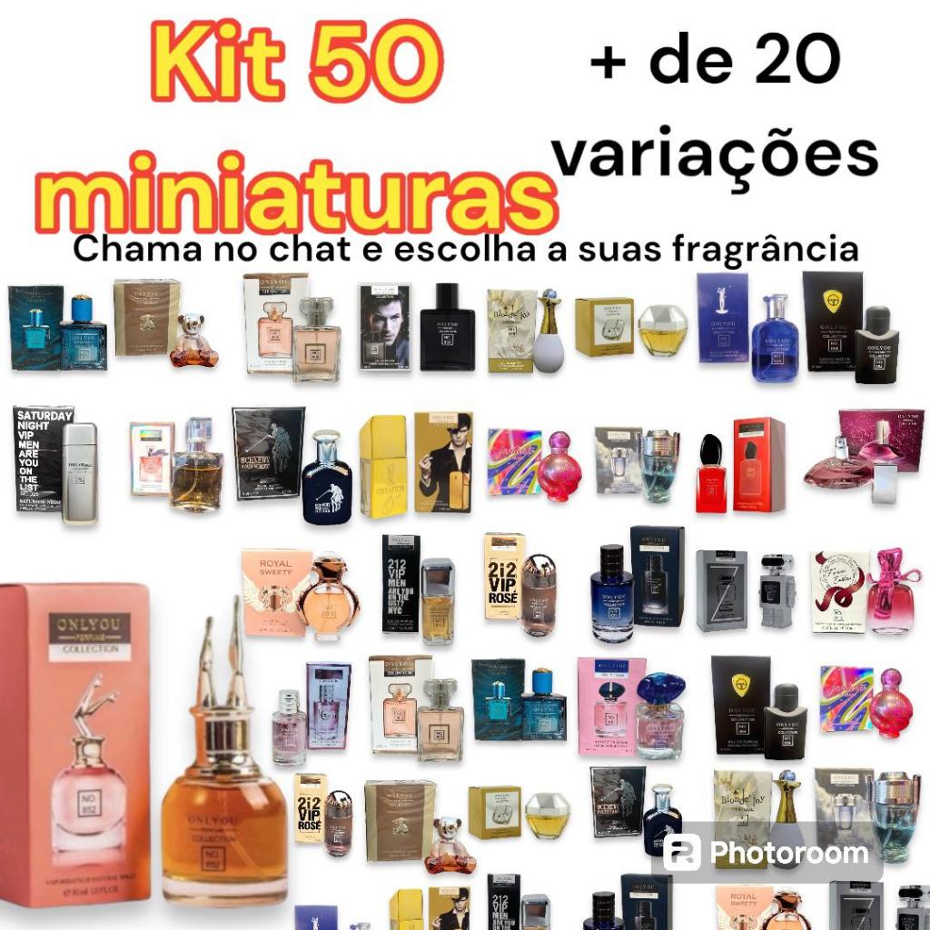 Kit Perfume Feminino Perfume Masculino Miniatura ATACADO | Shopee Brasil