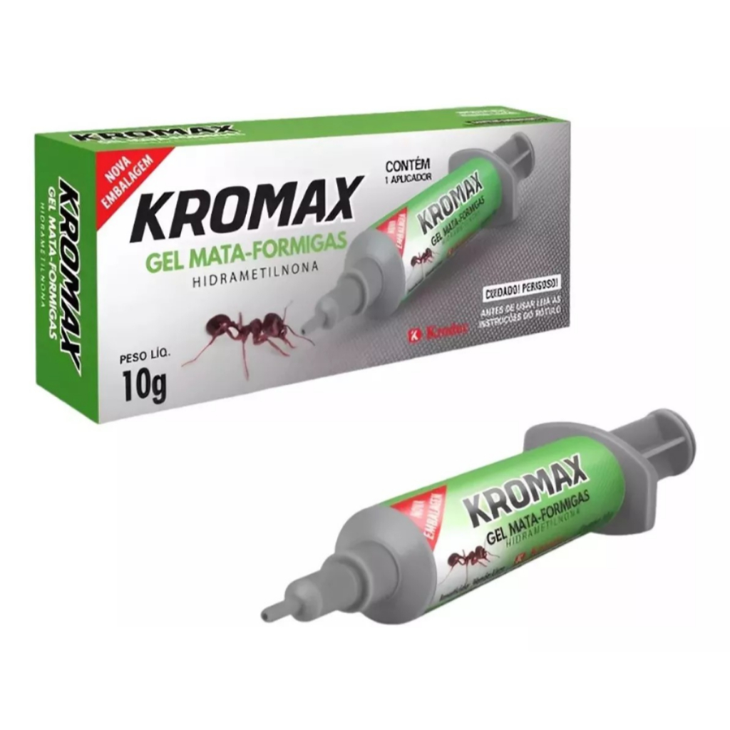 Mata Formiga Kromax Gel 10g Bisnaga | Shopee Brasil