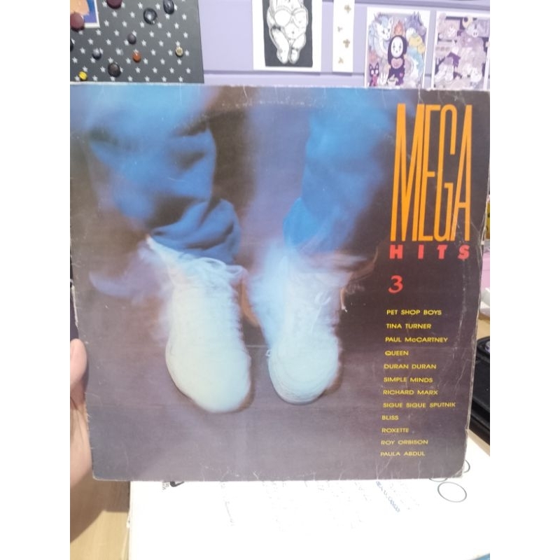 VINIL Mega Hits (Coletânea internacional pop/rock) | Shopee Brasil