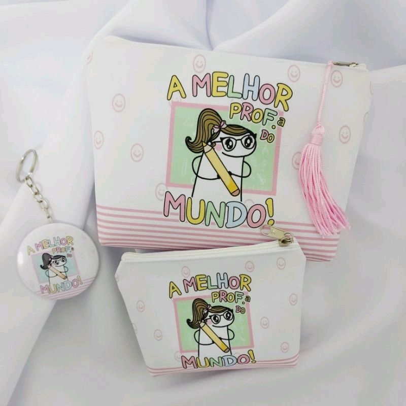 Lembrancinha dia dos professores Necessaire com frase Necesser Mimos ...