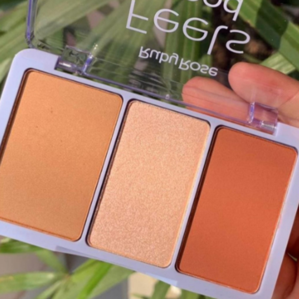 Paleta de Contorno Iluminador Blush Trio Feels Mood - Ruby Rose | Shopee Brasil