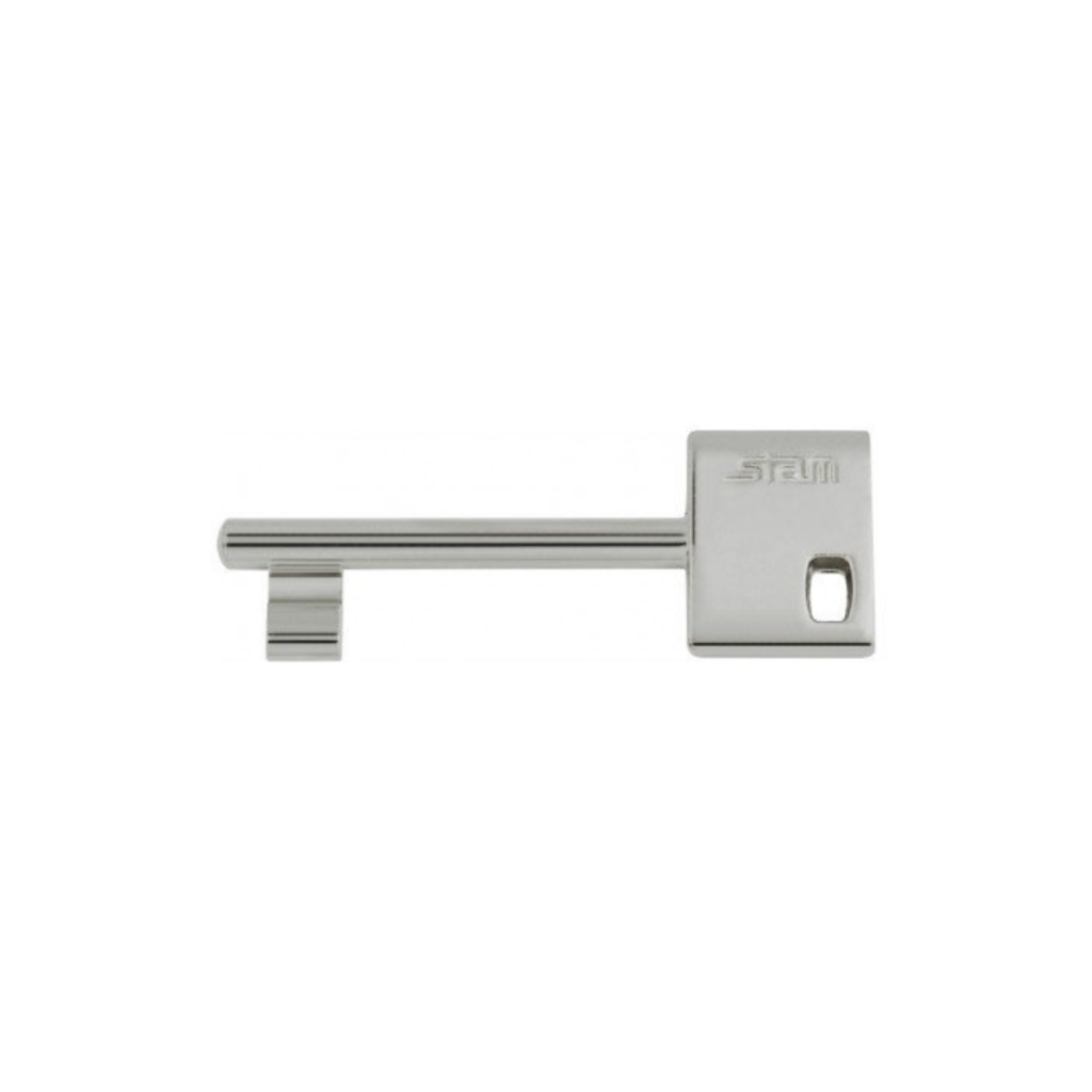 Chave Porta Interna Classic Niquelada N° 5 Cromado Stam | Shopee Brasil