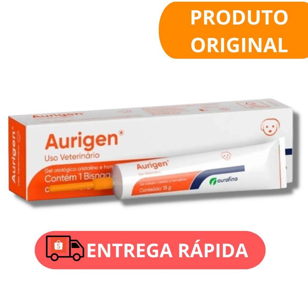 Tratamento Otológico Aurigen Pomada Com 15g - Ourofino | Shopee Brasil