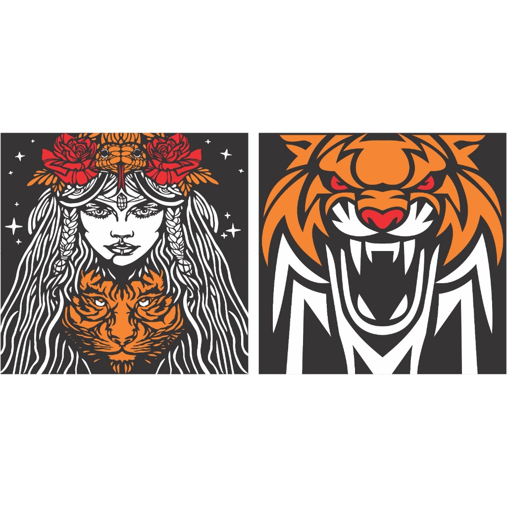 Papel Para Pipa 40x 80 Com 100 Folhas Modelo: TIGERS (TIGRES) | Shopee ...