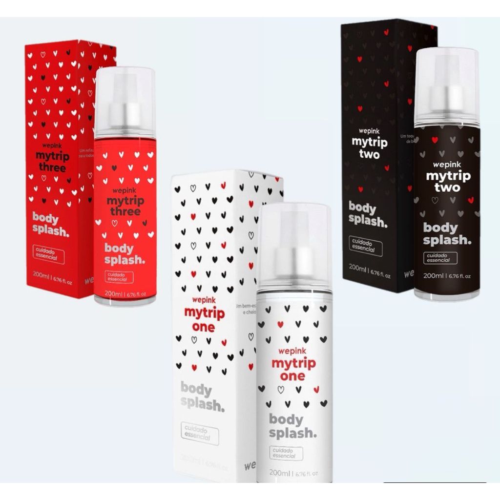 Body Splash My Trip - One Two ou Three - Desodorante Perfume Colônia ...