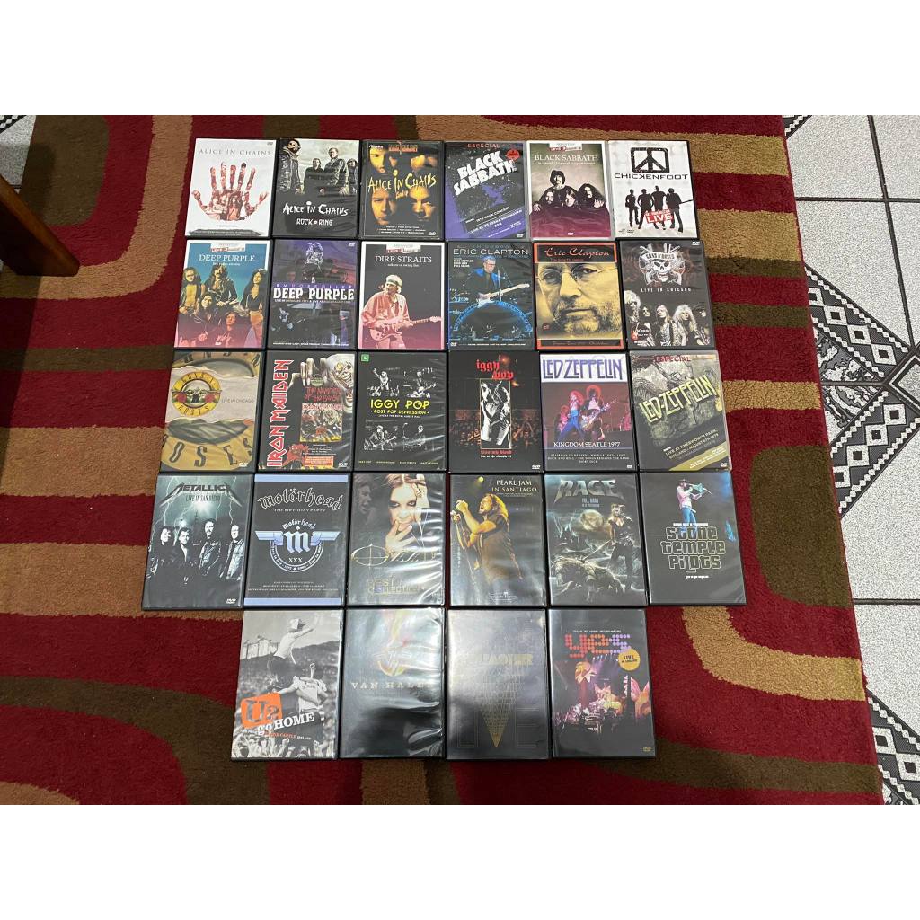 Vendo lote com 28 DVDS Novos/Deslacrados Dúvidas manda inbox Guns N ...