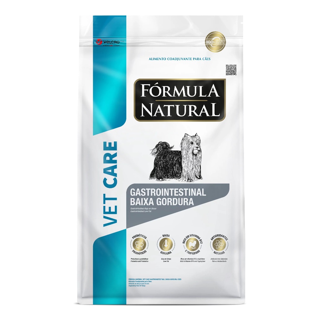 Ração Fórmula Natural Vet Care Gastrointestinal Baixa Gordura Cães 2 KG ...