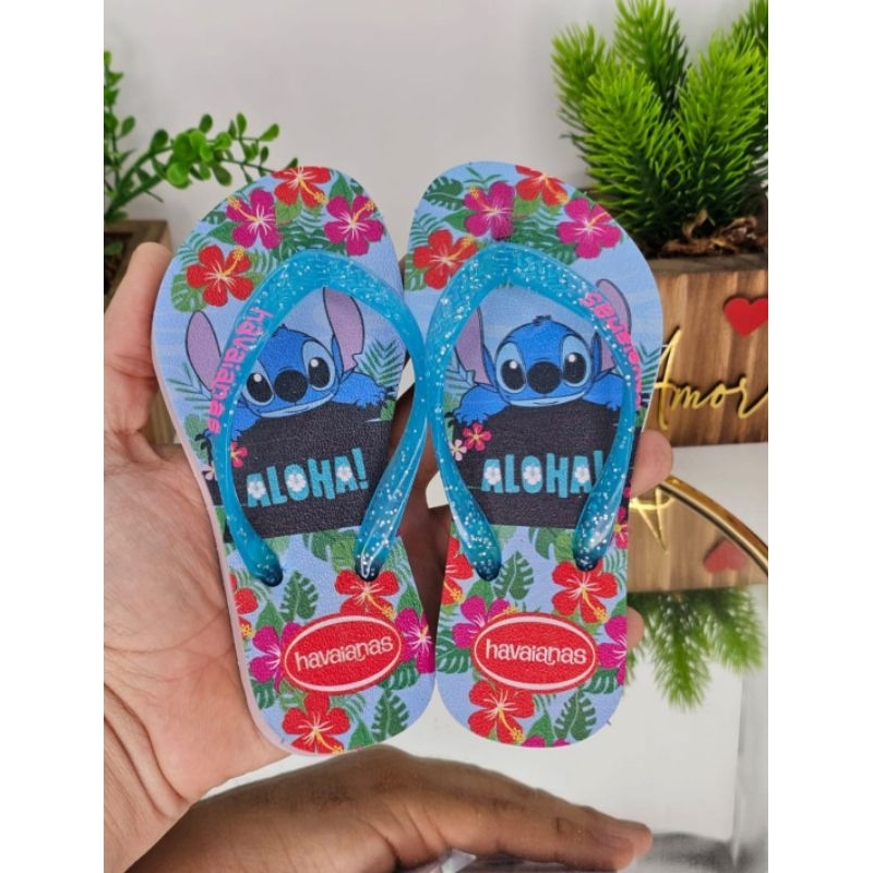 Chinelo Infantil Stitch Lançamento Lilo Stitch Criança | Shopee Brasil