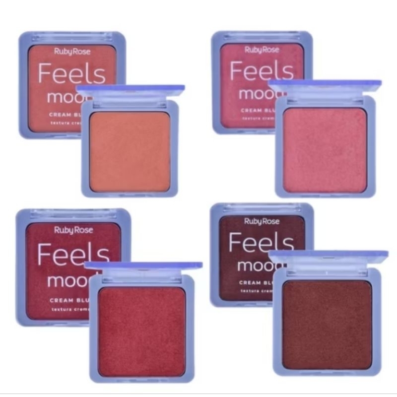 RUBY ROSE MOOD BLUSH CREMOSO | Shopee Brasil