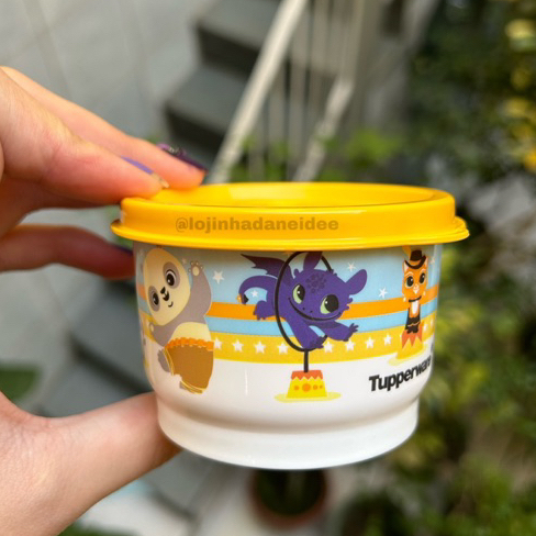 Tupperware Potinho Dreamworks Circo 140 ml Linha Infantil Lancheira ...