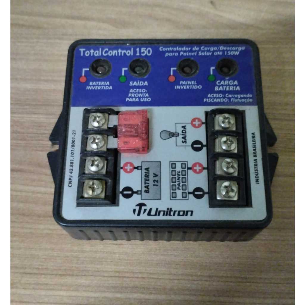 Controlador de carga/descarga para painel solar Unitron | Shopee Brasil