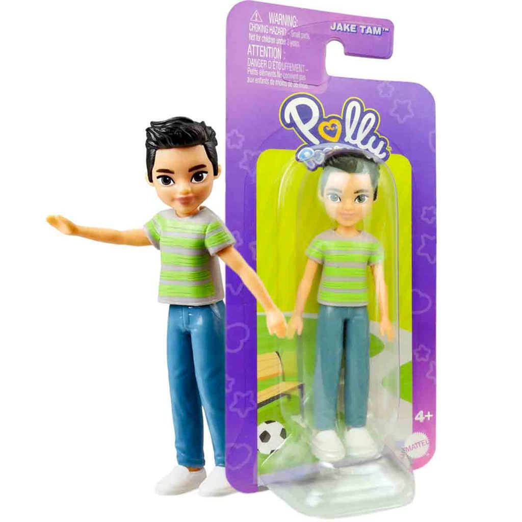 Polly Pocket - Mini Boneco Articulado Menino Jake Tam - Mattel HRD58 ...