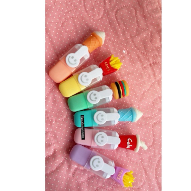 Kit de marca texto fofo com 6 cores papelaria fofa | Shopee Brasil