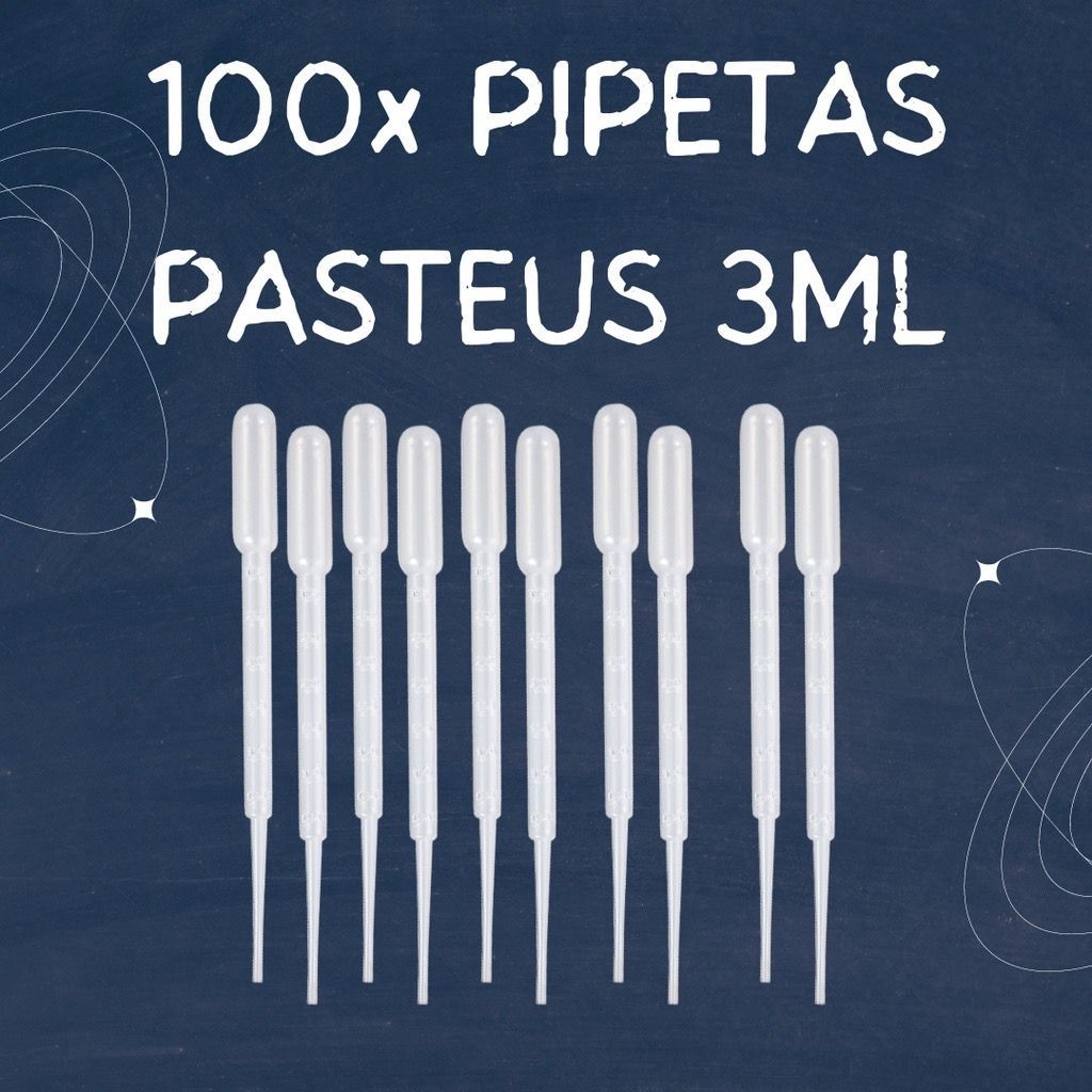 Pipeta Pauster conta gotas 3ml | Shopee Brasil