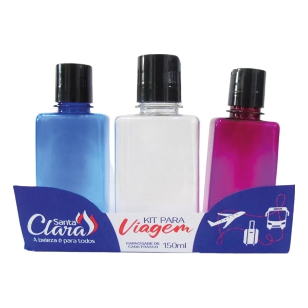Kit Para Viagem Color Santa Clara 6128 | Shopee Brasil