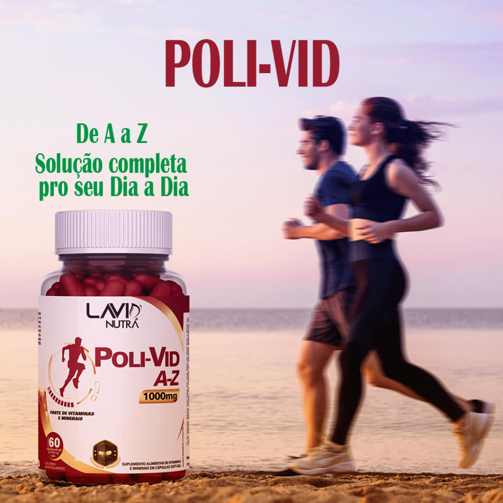 vitamina de A Z Polivid 60 caps suplemento alimentar imunidade bem ...
