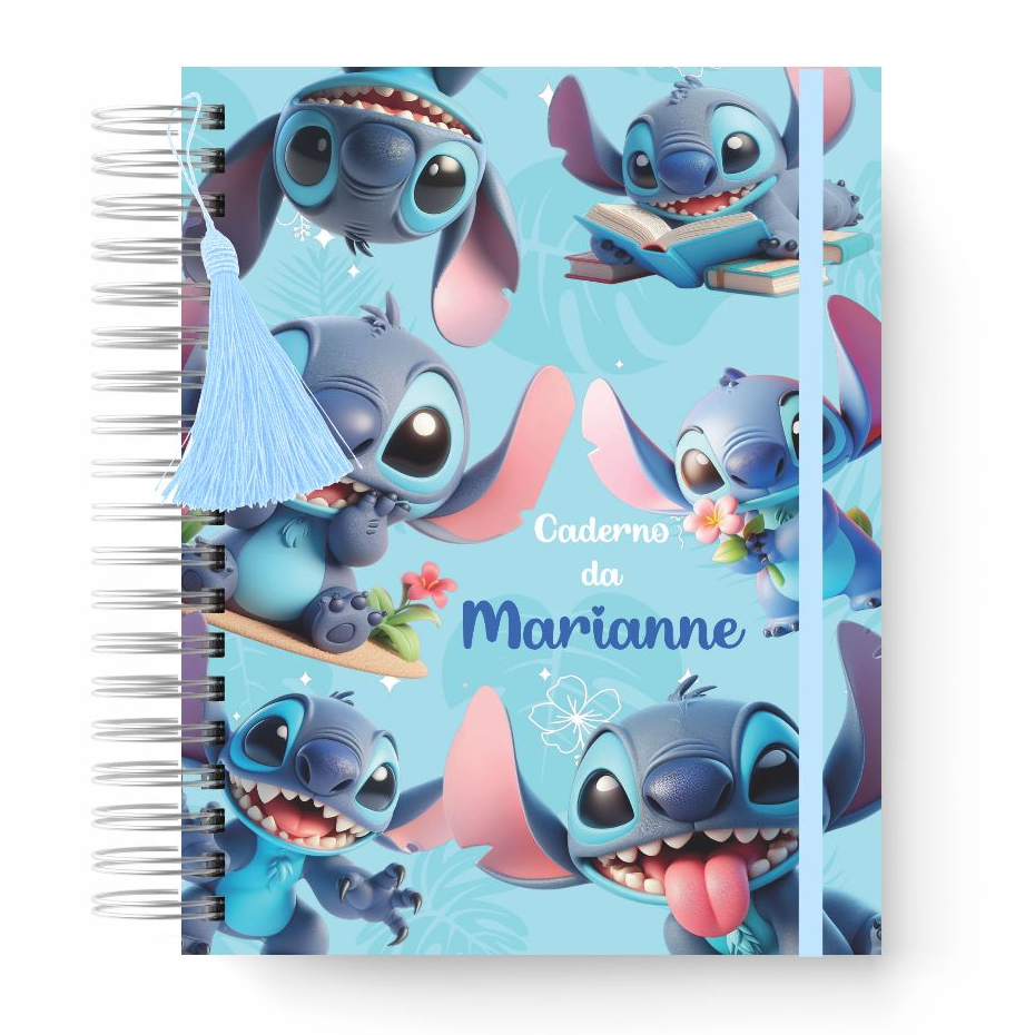 Caderno Stitch Pautado para Anotações - Várias Capas A5 | Shopee Brasil
