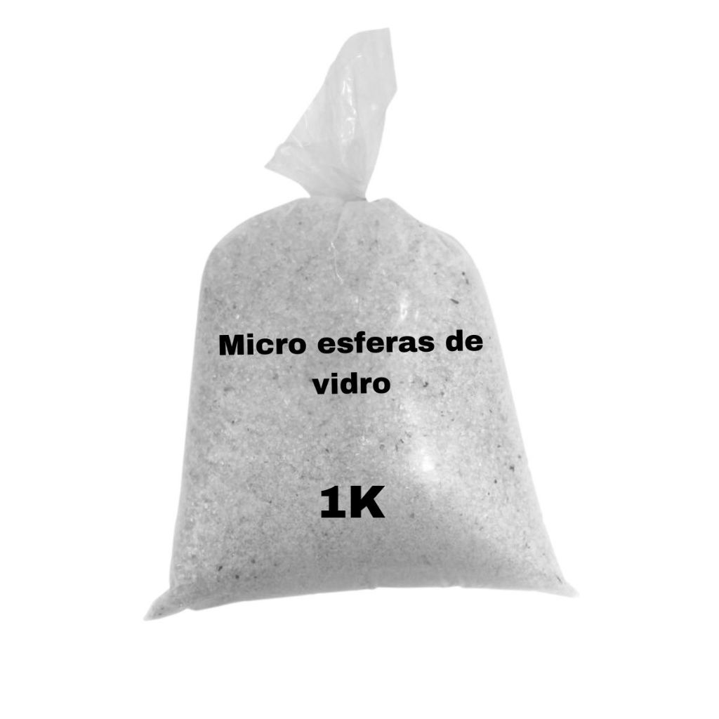 Microesferas De Vidro 1kg Refletivas Para Demarcação Viária | Shopee Brasil