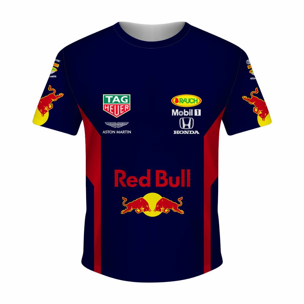 CAMISETA EM SUBLIMAÇÃO 3D ESPOTIVA RED BULL CAMISA UV COM PROTEÇÃO ...