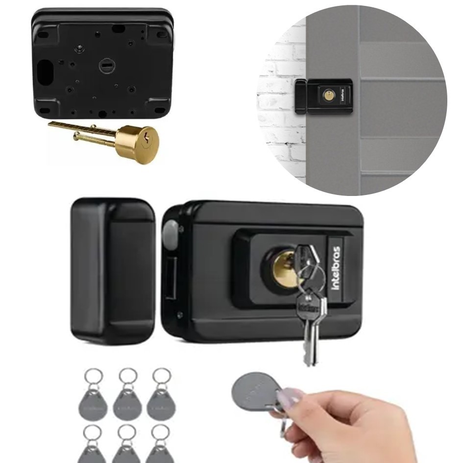 Fechadura Eletrônica Com Leitor De Tag Rfid Fx 3000 Mf | Shopee Brasil