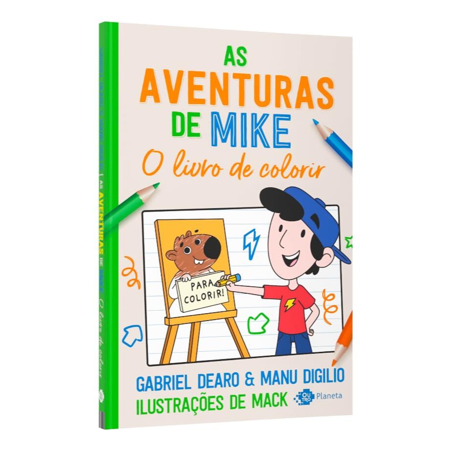 Livro - As aventuras de Mike: O livro de colorir - De Gabriel Dearo ...