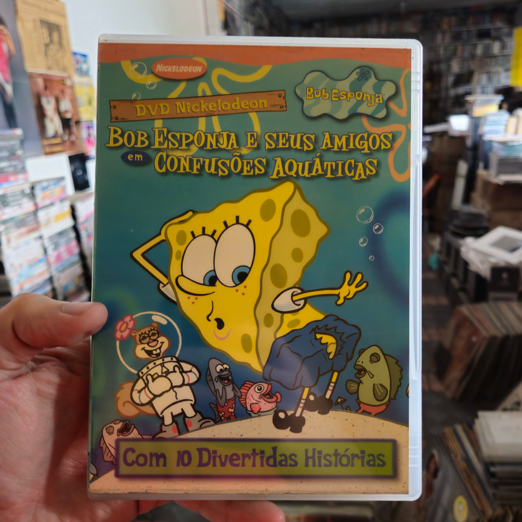 DVD Bob Esponja e seus amigos em confusões aquáticas | Shopee Brasil