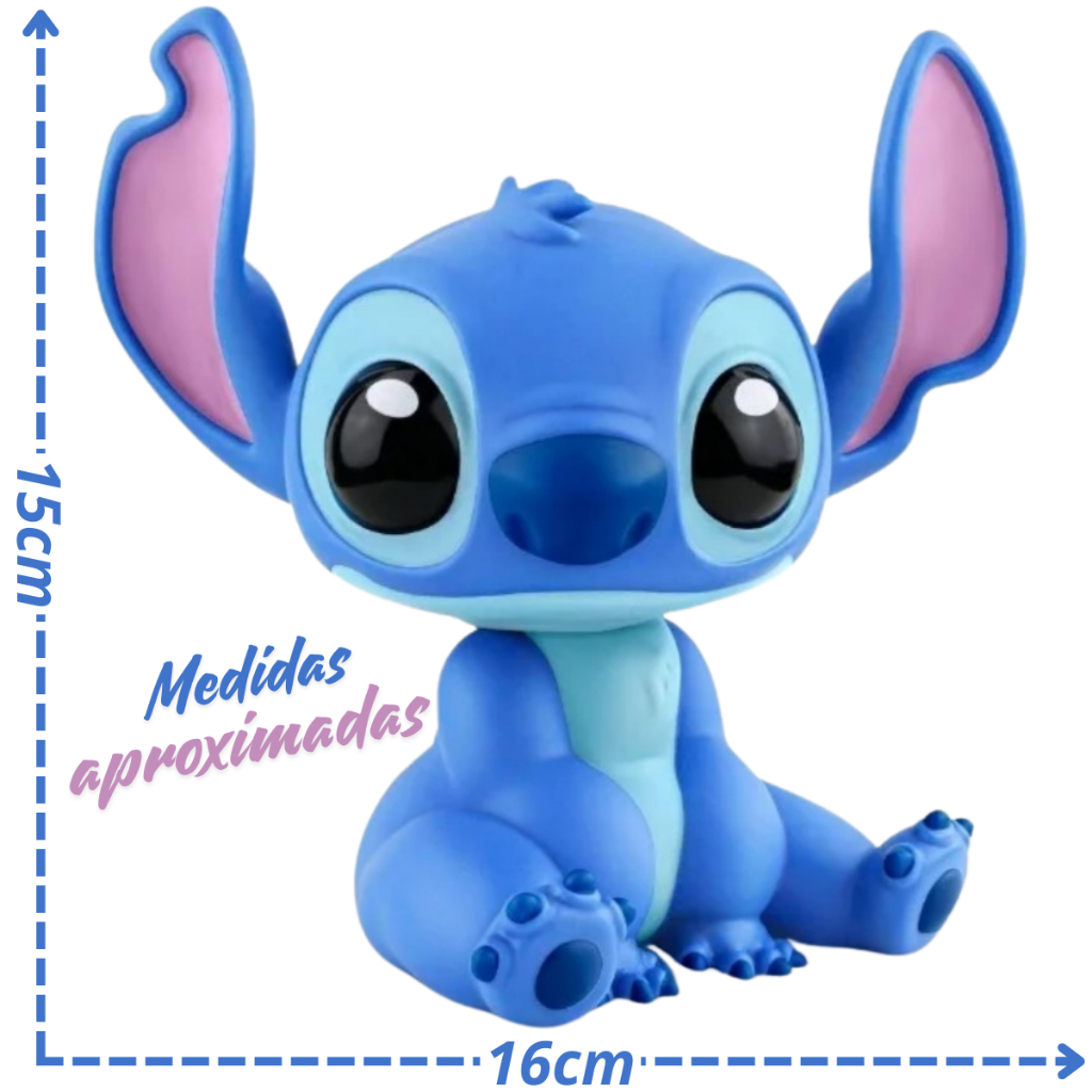 Boneco Vinil Stitch 15cm Disney Baby Coleção Minimals Roma Ref.:5757 ...