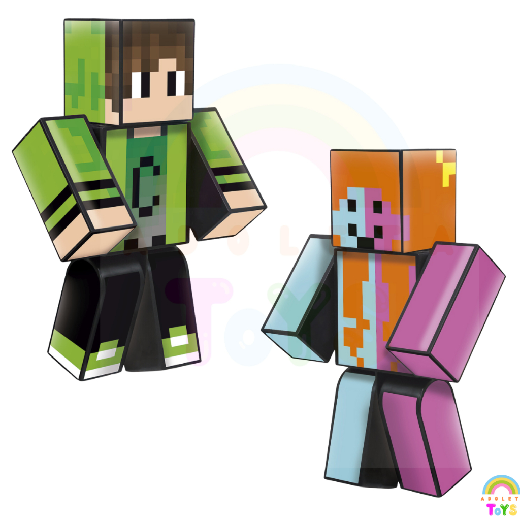 Kit Boneco Cadres + Mana Gamer 25 cm Minecraft Original | Shopee Brasil