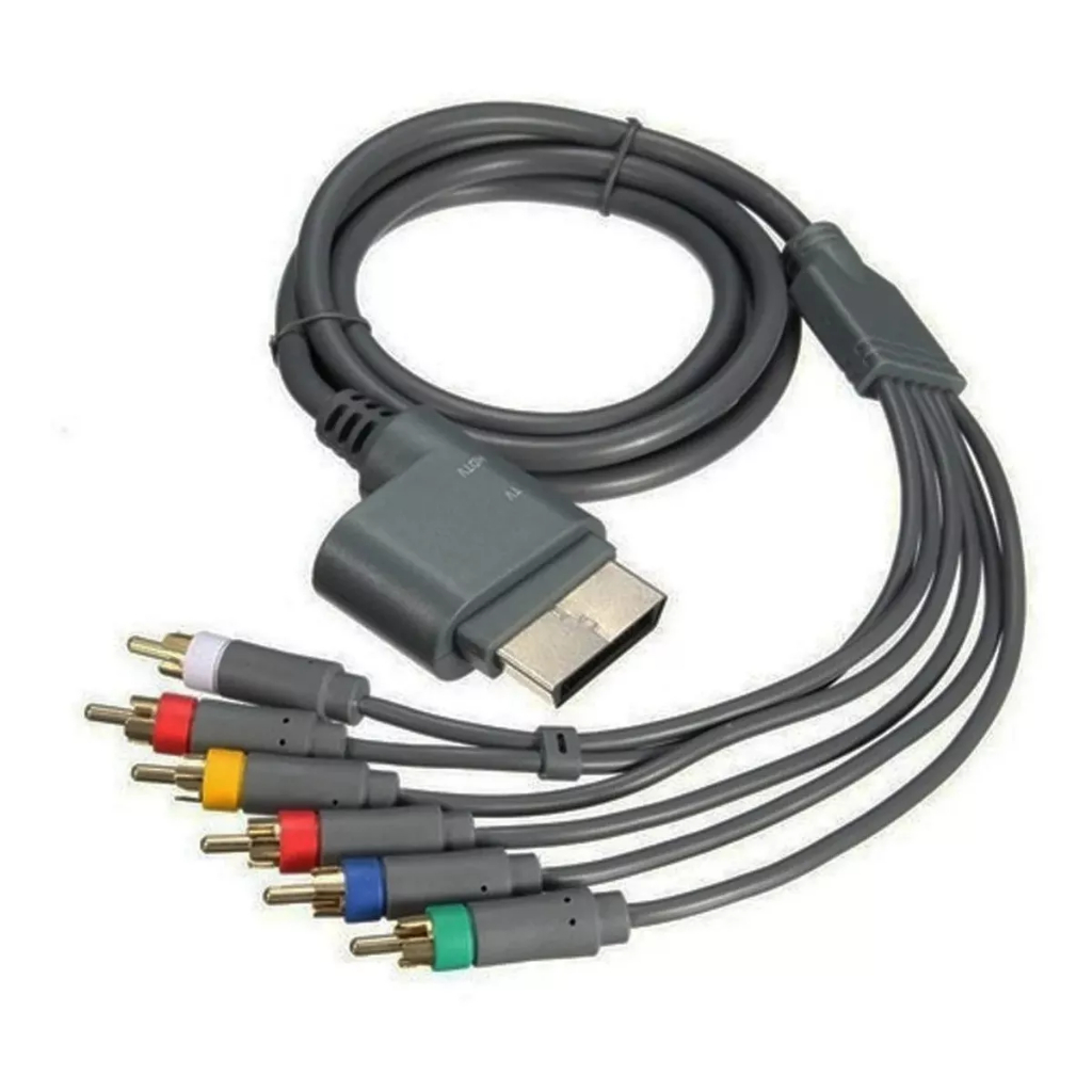 CABO AV DE ÁUDIO DE VÍDEO COMPONENTE 6 VIAS CABO PARA MICROSOFT XBOX ...