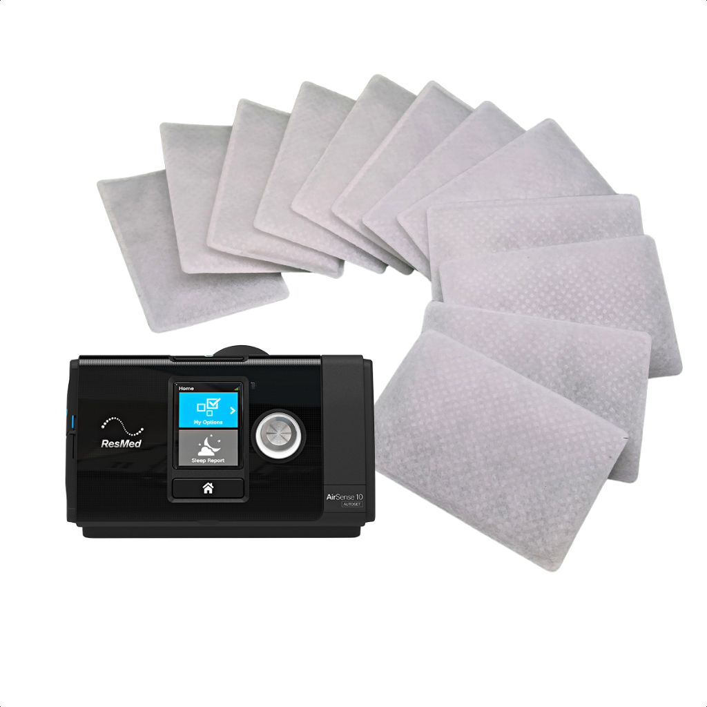 Kit Anual 12 Filtros Cpap Resmed S9/ S10 Airsense/aircurve - Faz a Boa!