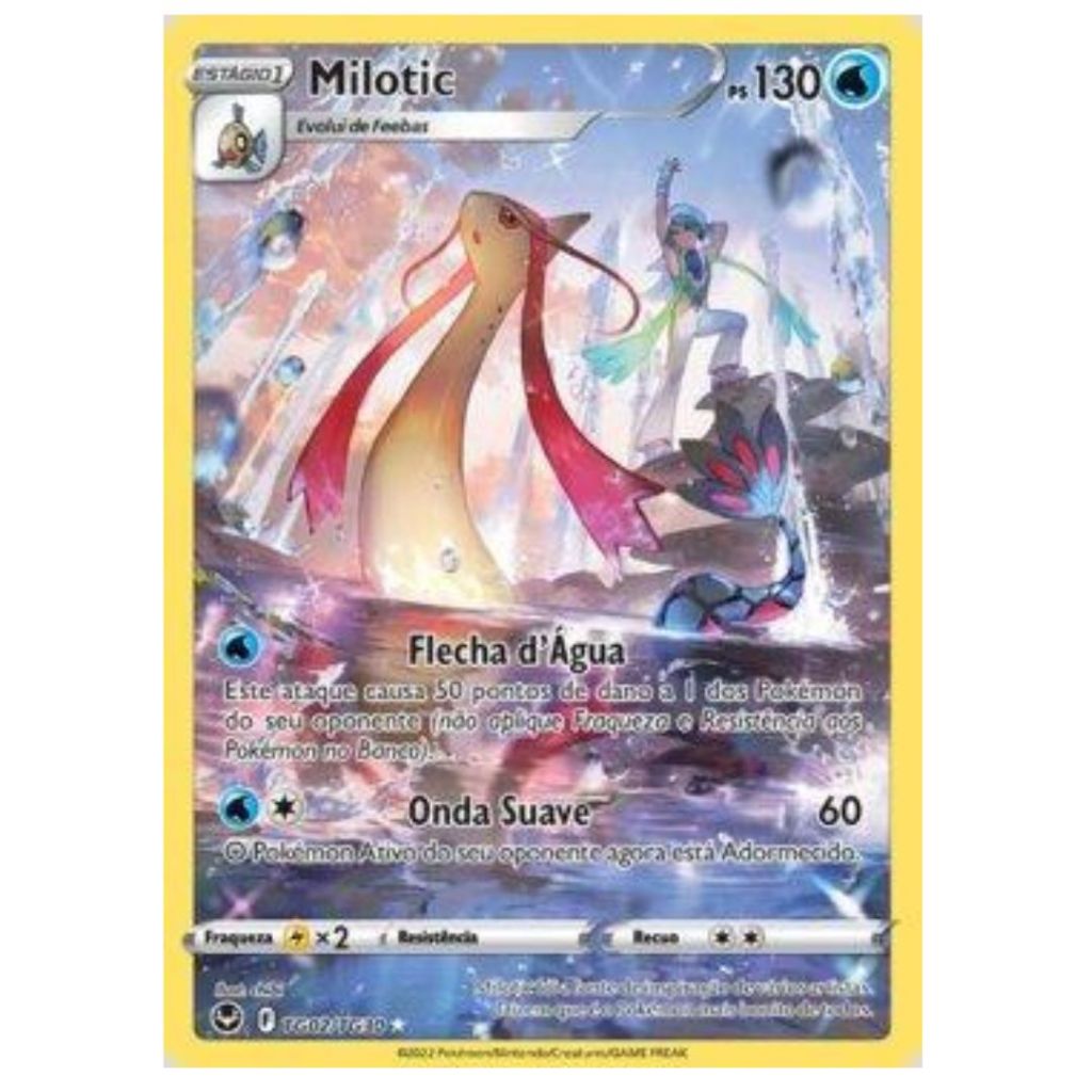 Carta Pokemon Milotic Brilhante Edição Tempestade Prateada - Galeria de ...