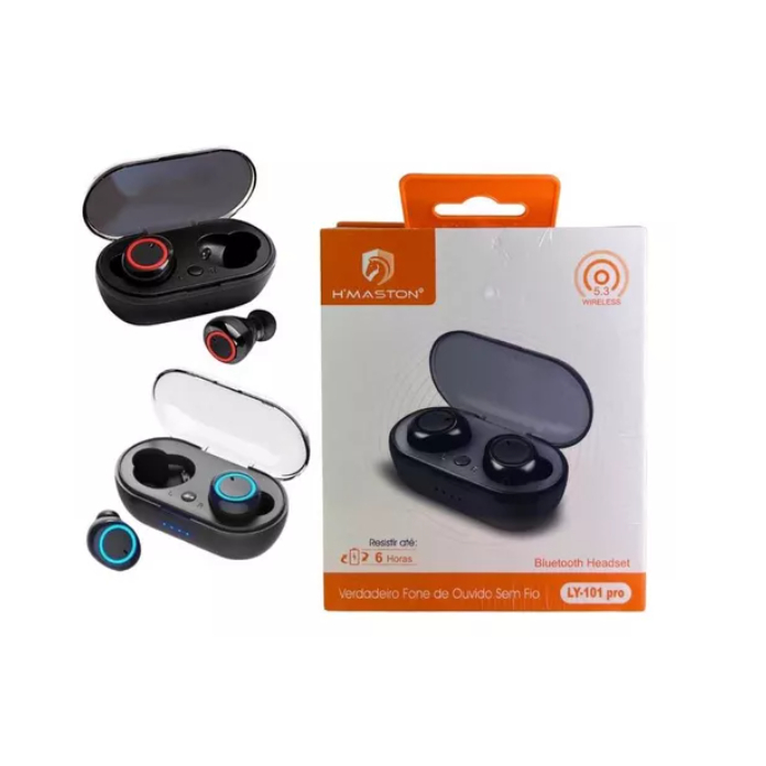 Fone Bluetooth HMaston LY 101 Pro – EXCELENTE & BARATO | Shopee Brasil