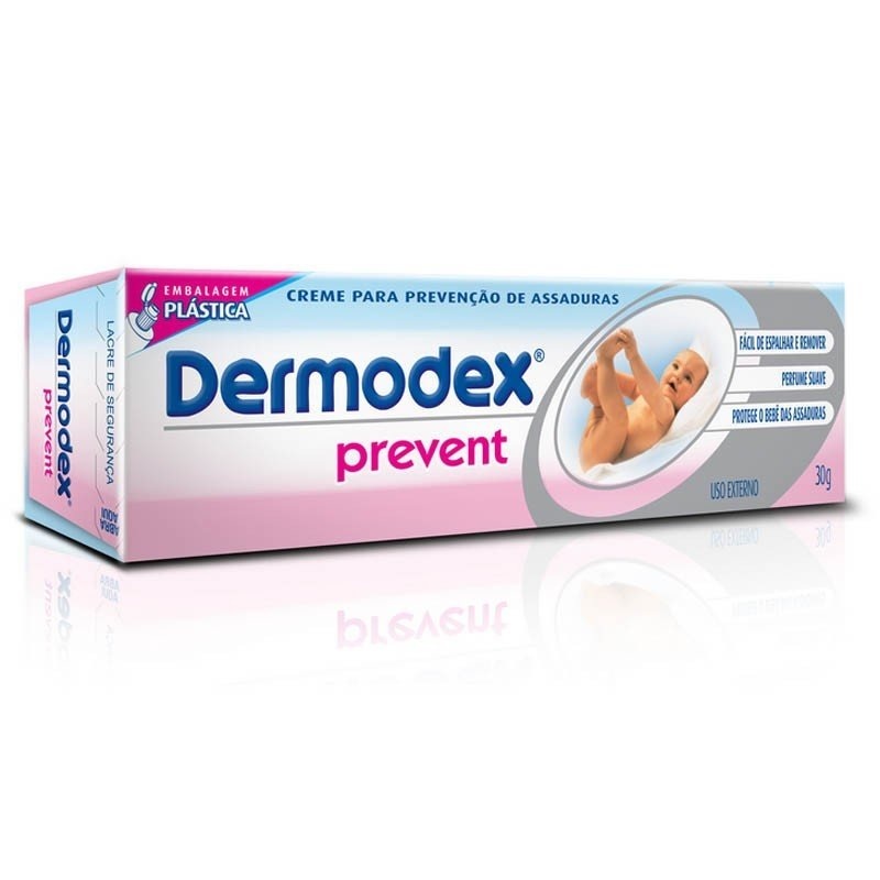 Dermodex Prevent prevenção bebê 30g previne trata assadura perfume ...