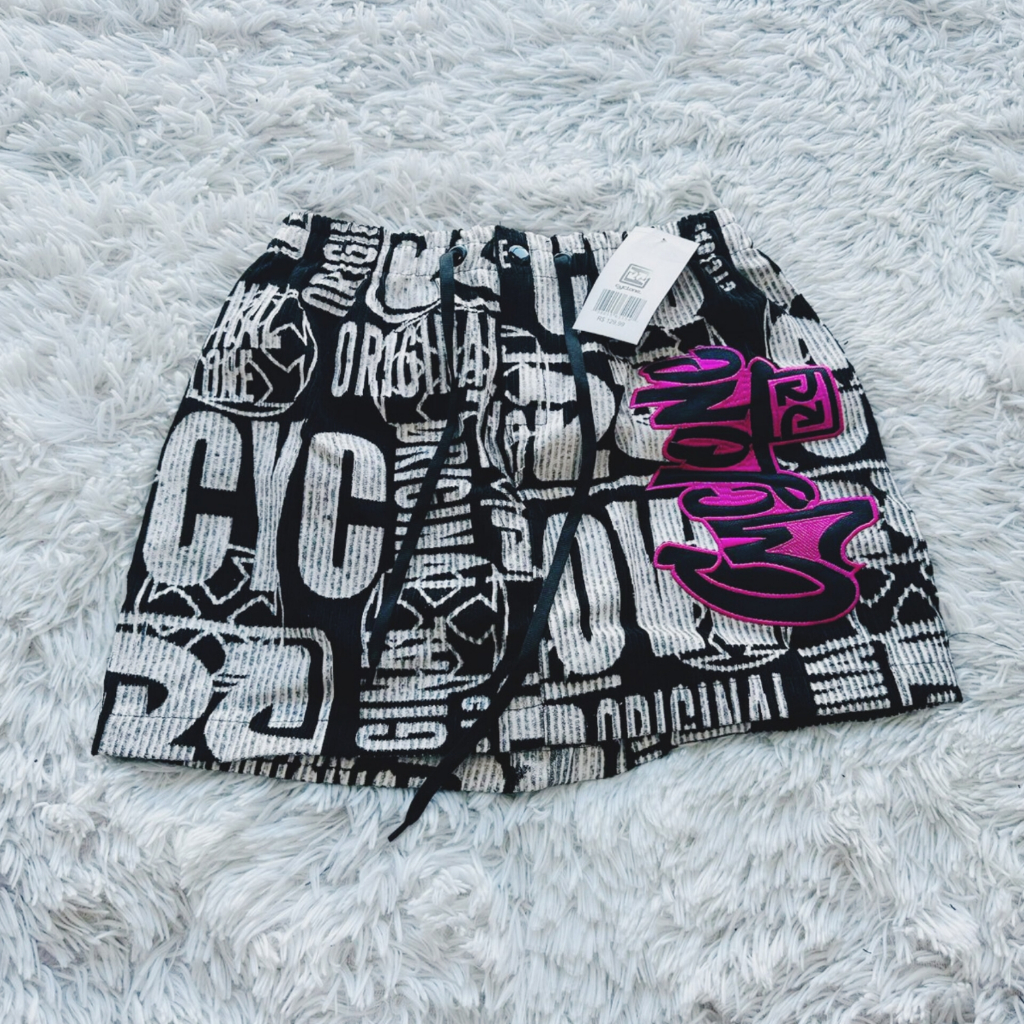 Saia Da Cyclone Veludo Preta Girl New | Shopee Brasil