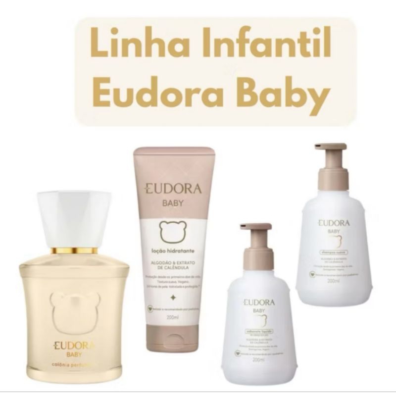 EUDORA BABY: KIT ESCOLHER NA VARIAÇÃO, SHAMPOO, CONDICIONADOR ...