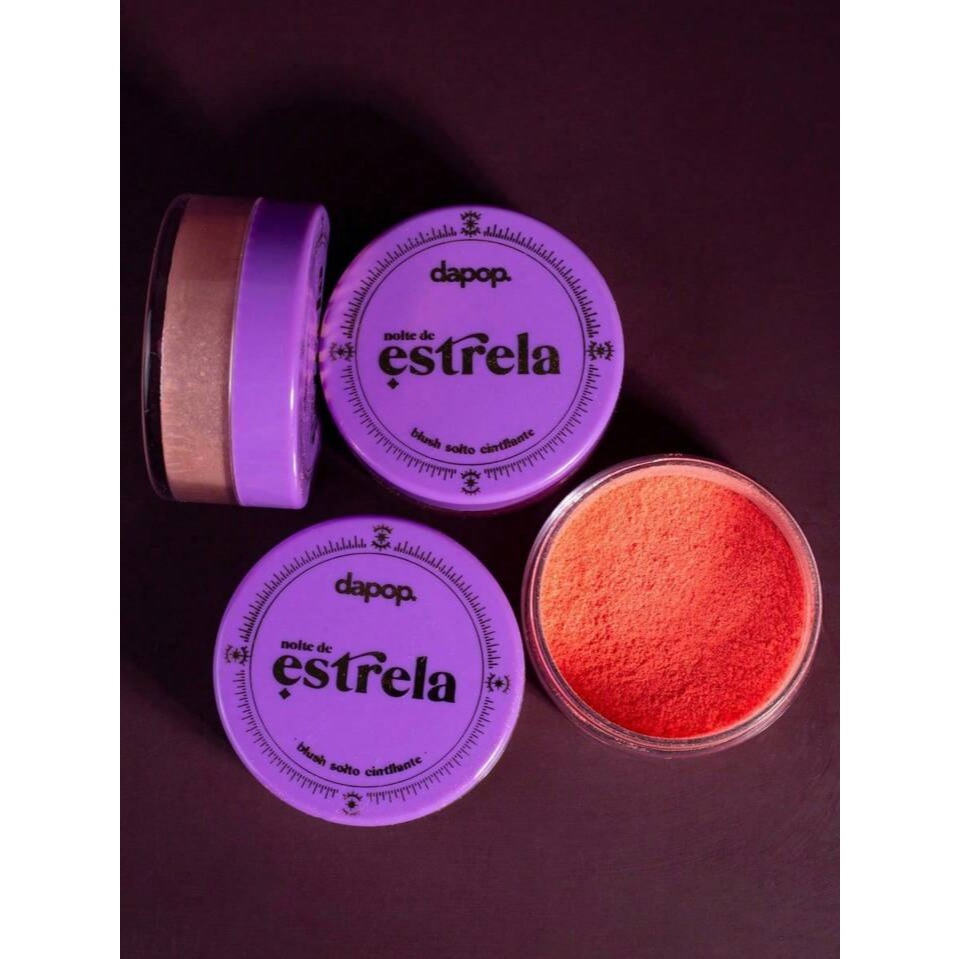 Blush Solto Cintilante Noite de Estrela Dapop Unidade | Shopee Brasil