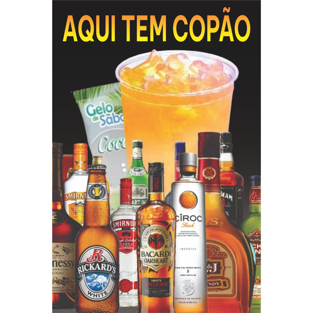 Banner AQUI TEM COPÃO Arte pronta | Shopee Brasil