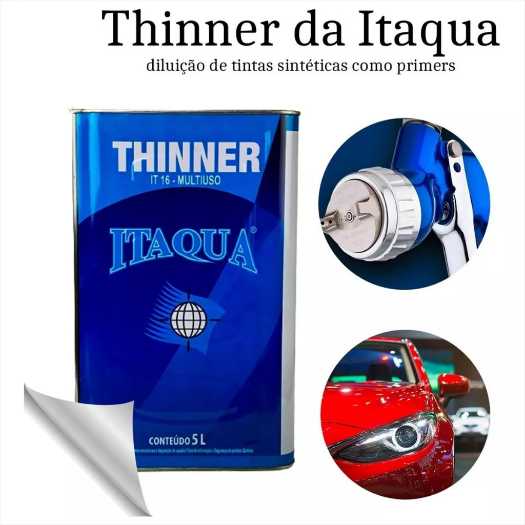 Thinner Multiuso Comum It 16 5 Litros Itaqua | Shopee Brasil