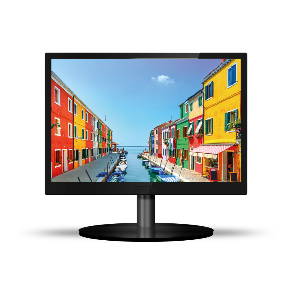 MONITOR 17'' LED Quadrado HDMI VGA 60Hz PCTOP SXGA 1280×1024 pixels 5ms ...