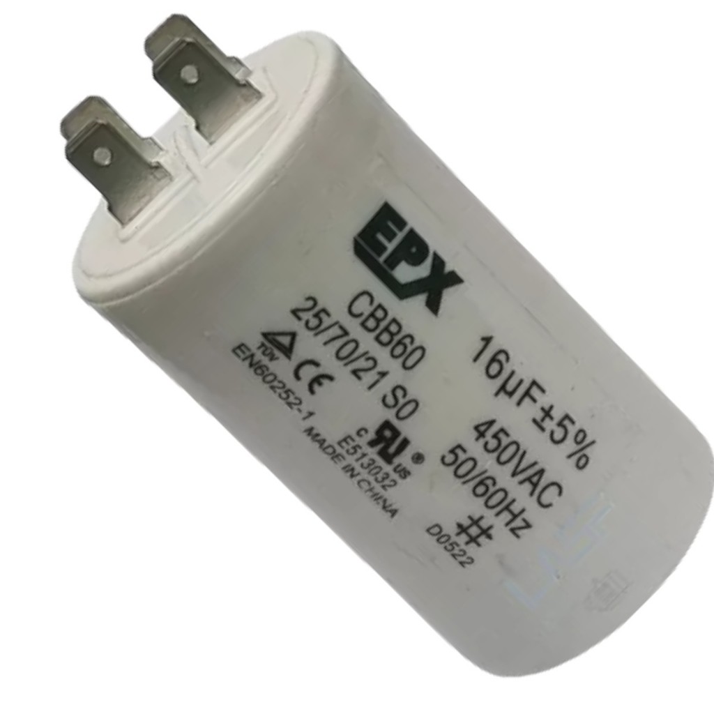 Capacitor Permanente Cbb60 16uf+-5% 450vac 50/60 Hz | Shopee Brasil