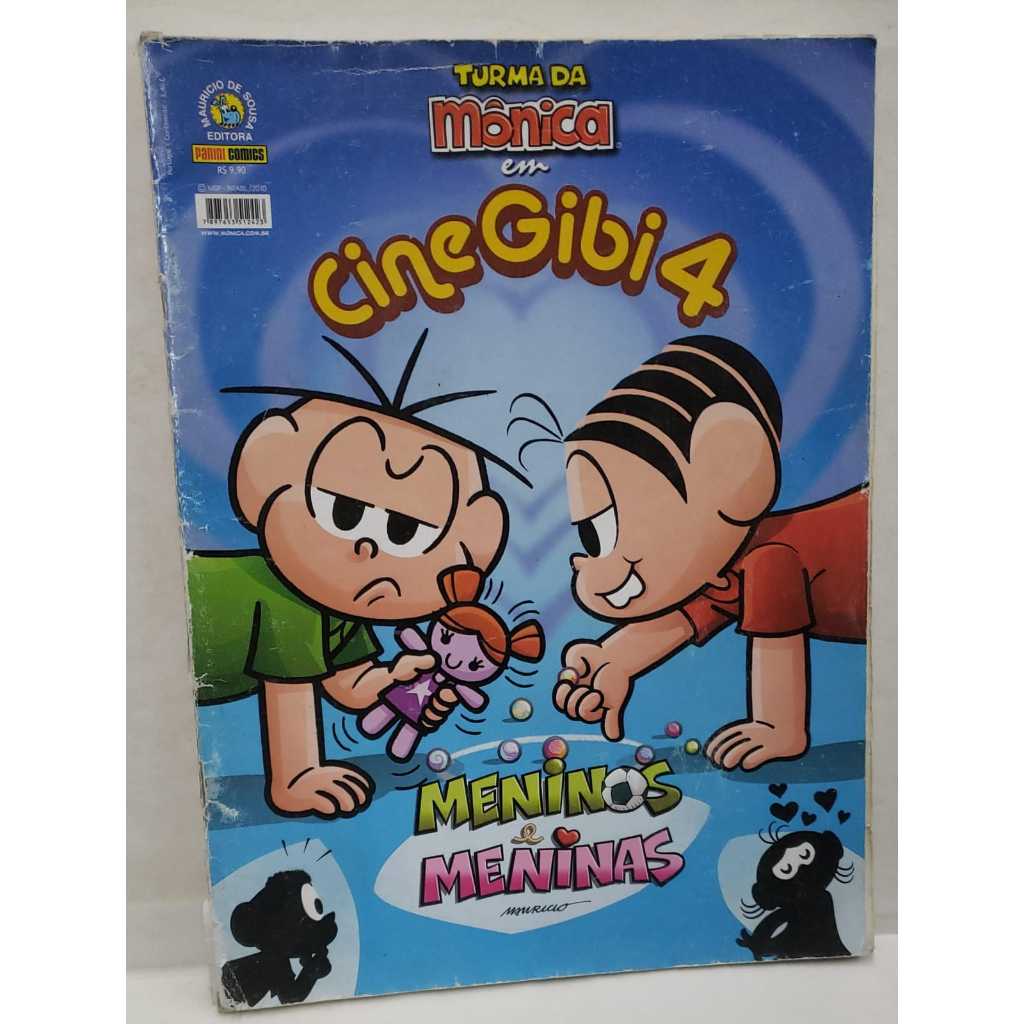 Revista Turma da Mônica em Cine Gibi 4 - Meninos e Meninas - Escrito e ...