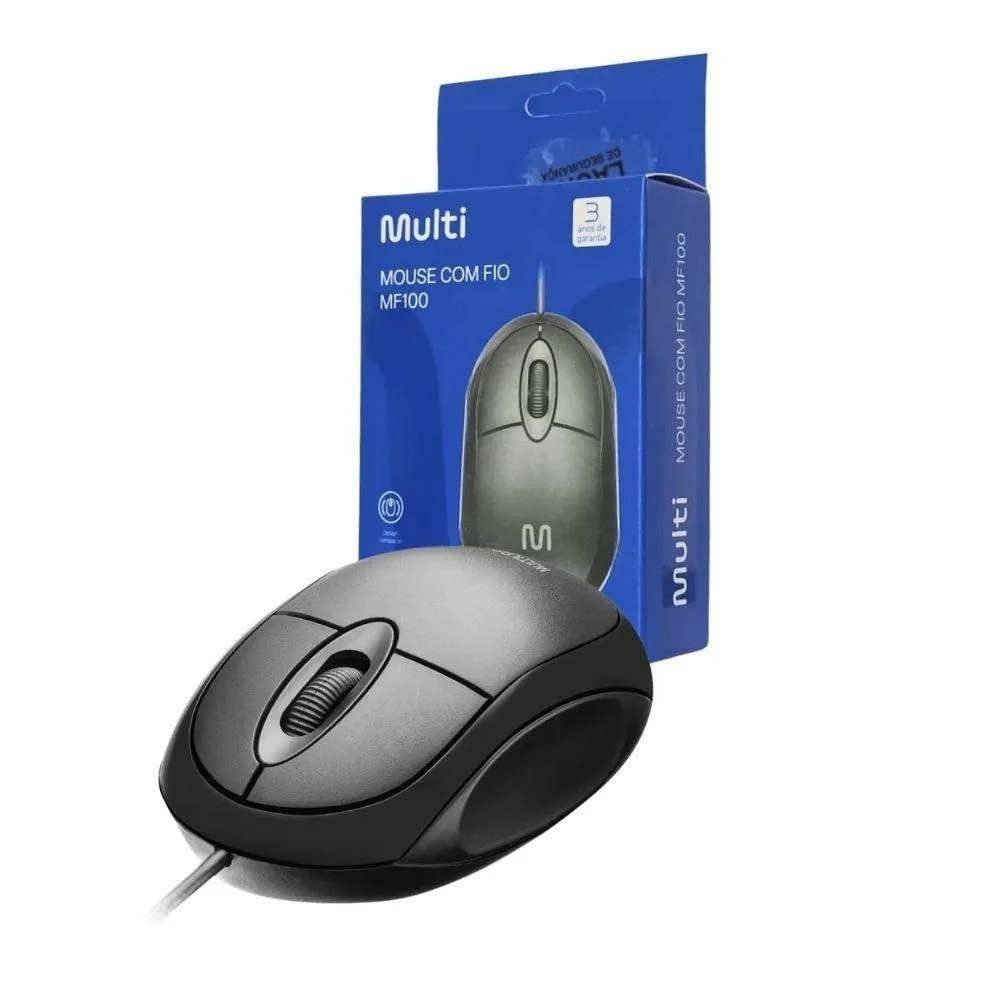 Mouse com Fio Multilaser MF100 - Ergonomia e Precisão ao Seu Alcance ...