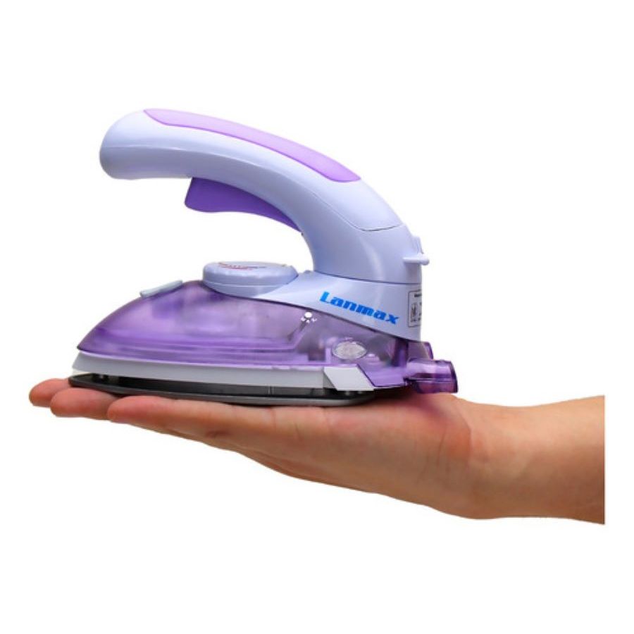 Mini Ferro Viagem E Vertical Steamer Bivolt Vapor 2 Em 1 Lamax Lm-716 Cor Roxo 110v/220 800w ...