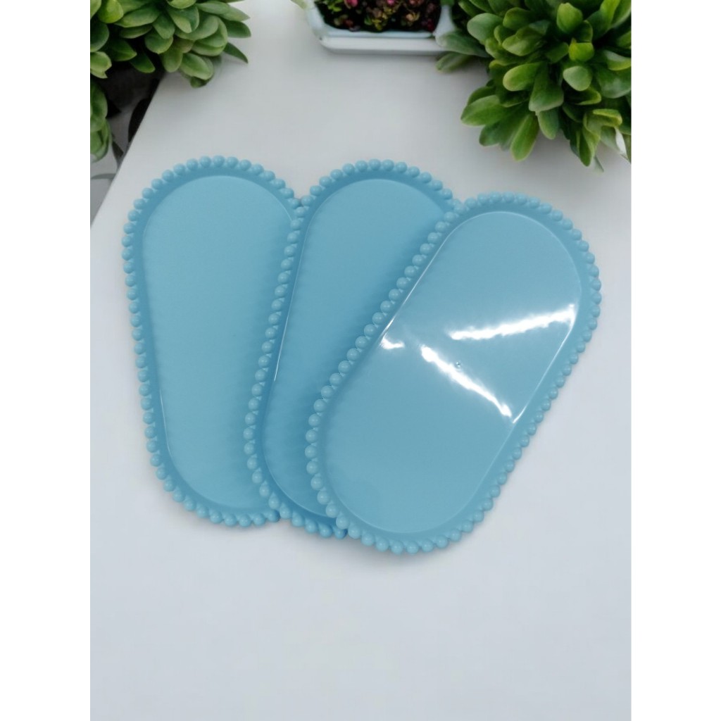 3 Bandejas Baby Oval para Cozinha Doces Festa Acrílico 24x12cm | Shopee ...